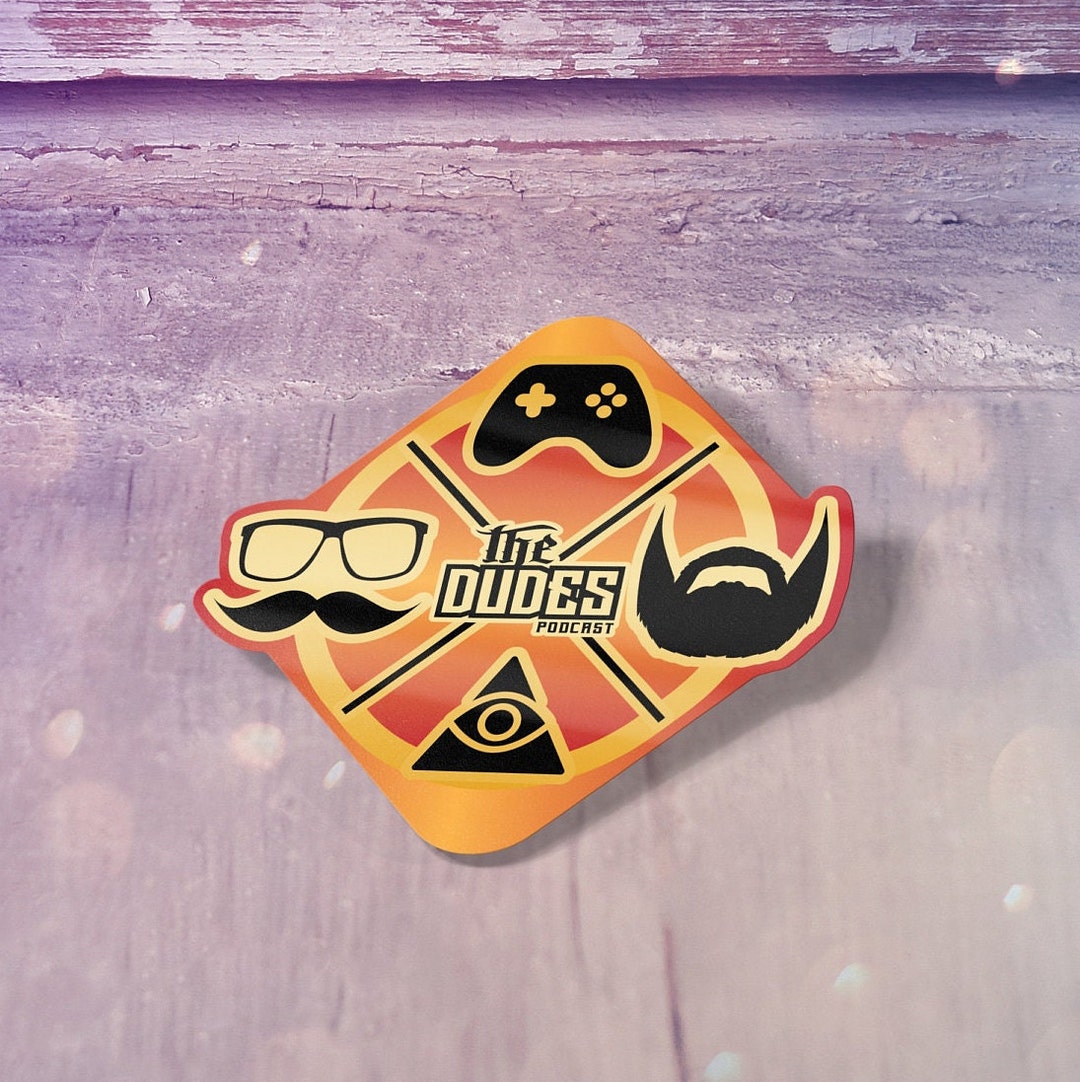The Dudes Podcast - Official Decal - Etsy
