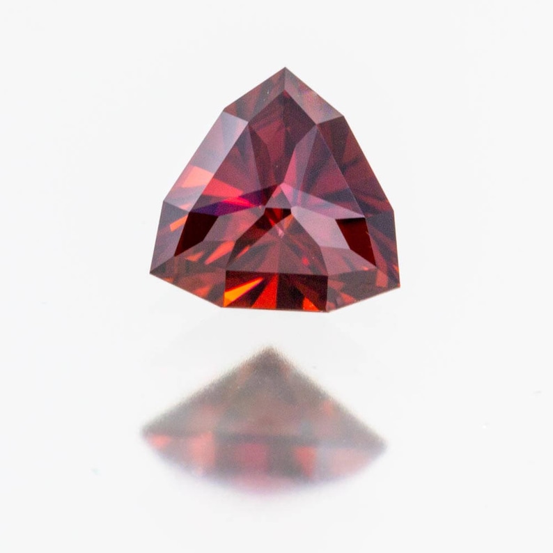 2.25 Carat Bright Red Zircon Gemstone - Etsy