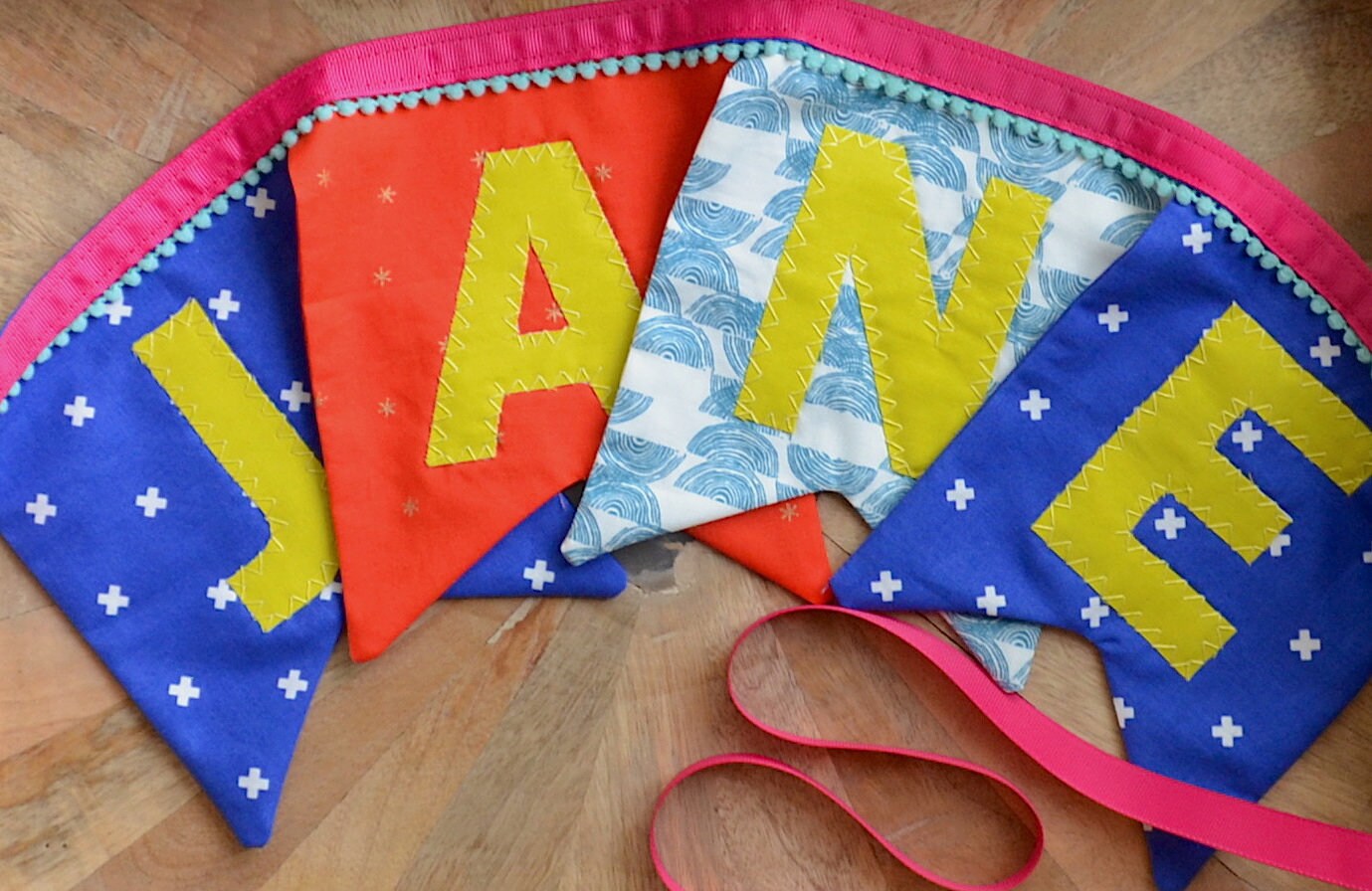 CUSTOM: Bold Bright Name Banner Made to Order Handmade Sign | Etsy