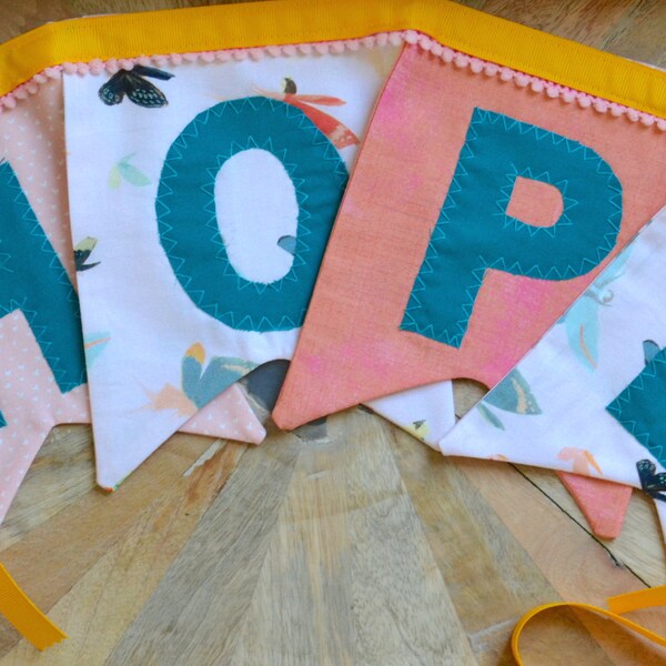 Fabric Name Banner - Etsy
