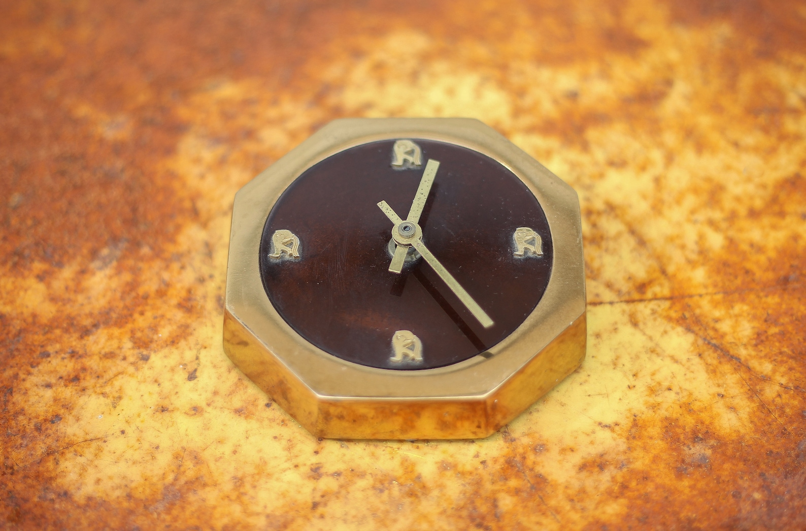 Desk Clock, Kienzle Pendulum, Table Clock, Paperweight, Office ...