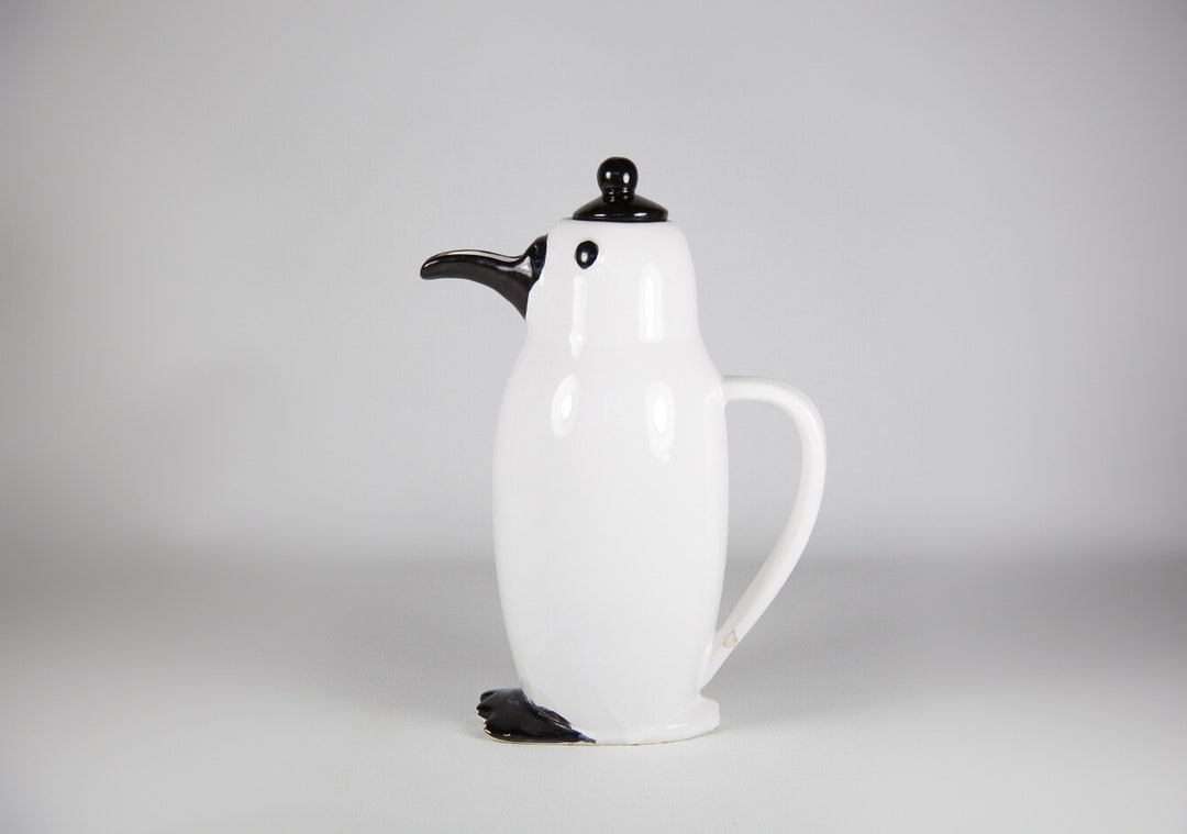 Penguin Ceramic Pitcher, Vallauris Penguin Pitcher, Zoomorphic Pitcher ...