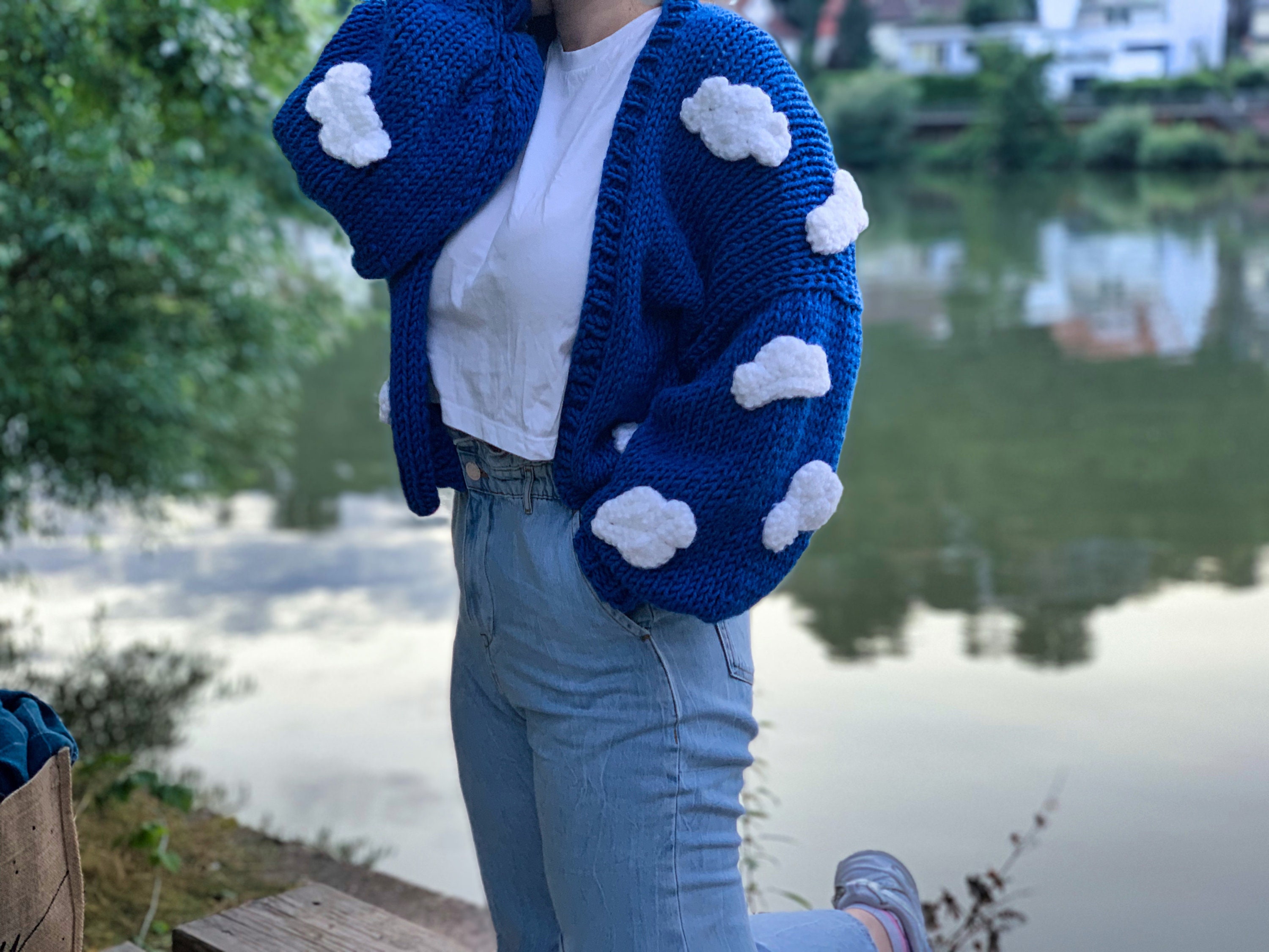 Cloud Cardigan Chunky Knit Cloud Cardigan Chunky Knit Cardigan Hand ...