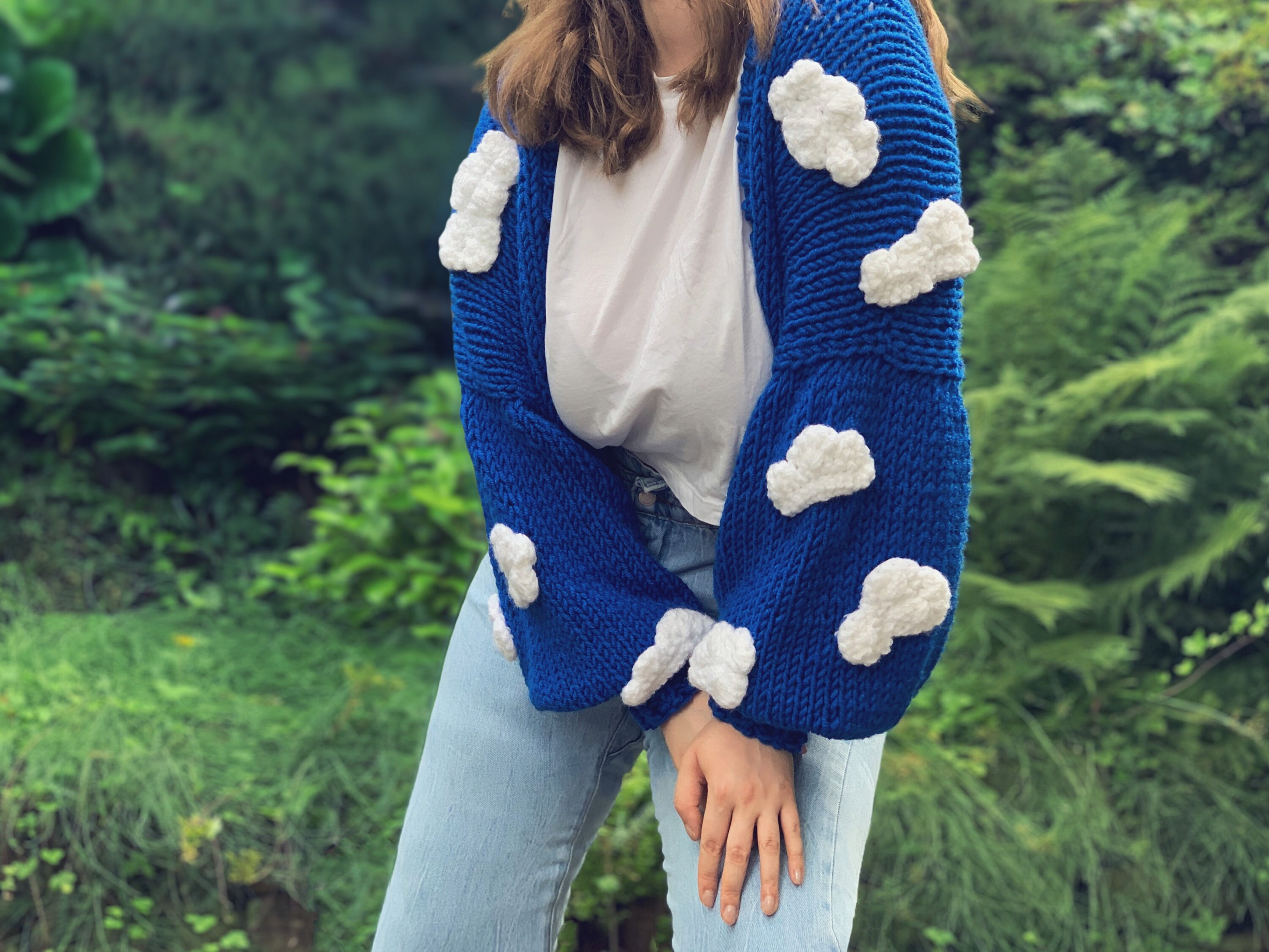 Cloud Cardigan Chunky Knit Cloud Cardigan Chunky Knit Cardigan Hand ...