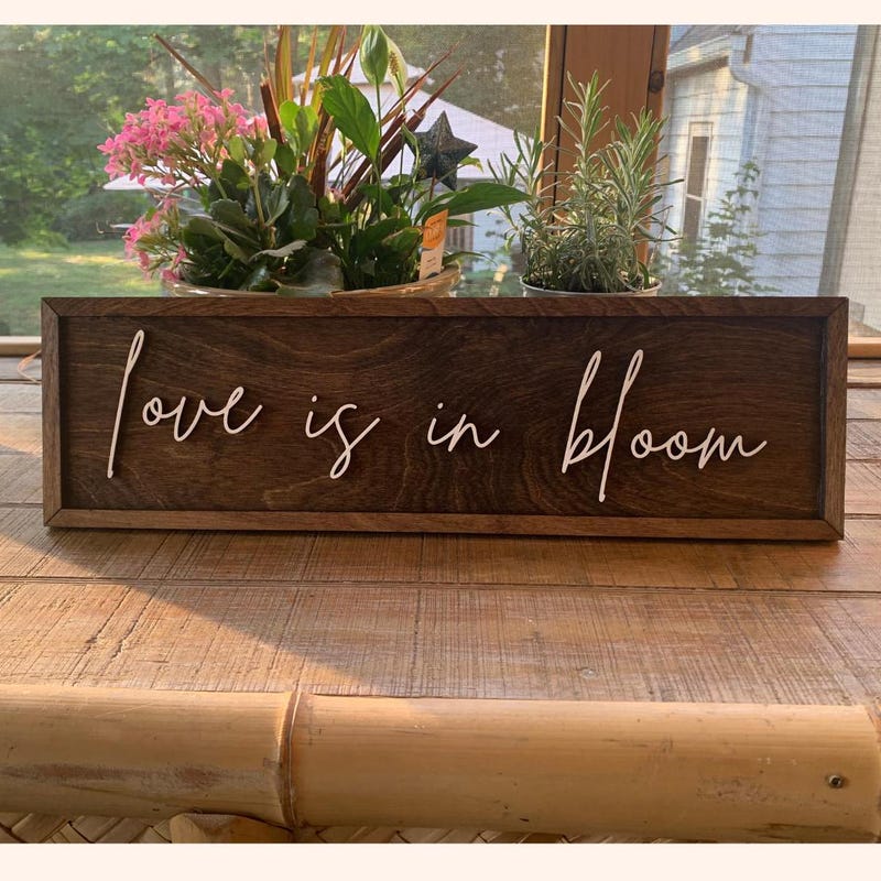 Wooden Love Sign - Etsy