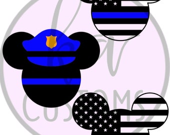Minnie mouse police | Etsy