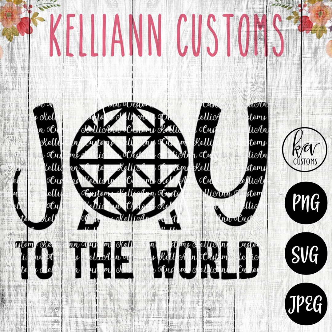 Joy to the World, Holiday SVG, Christmas Svg, SVG, PNG, Jpg, Cut Files ...