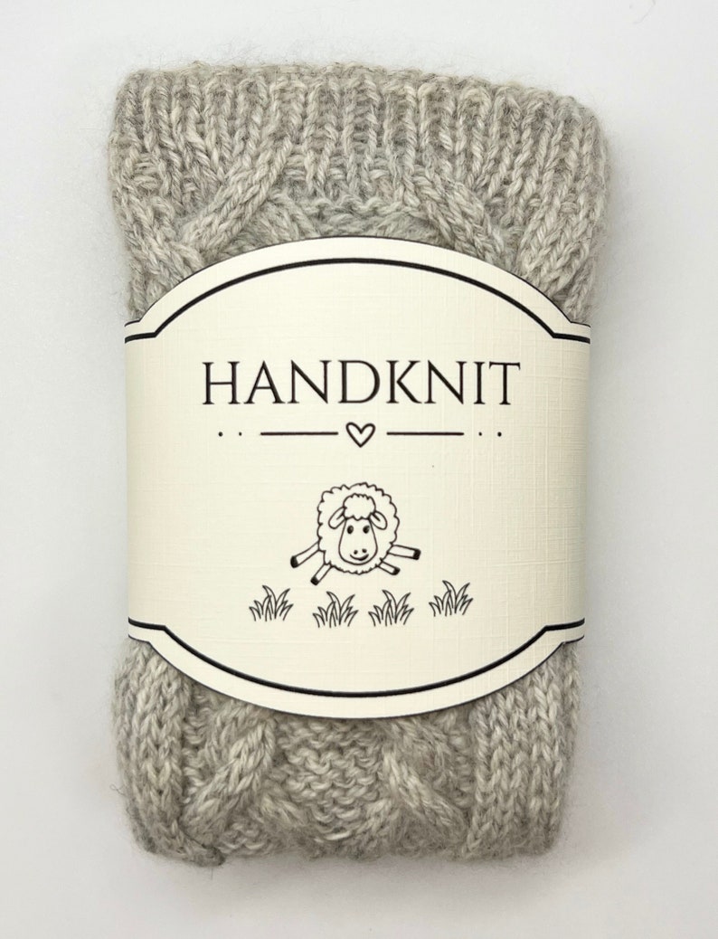 Handknit Label: Printable Knitting Project Wrap (PDF Pattern) - Etsy UK