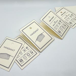 Handknit Care Tag: Printable Knitting Labels (PDF) - Etsy