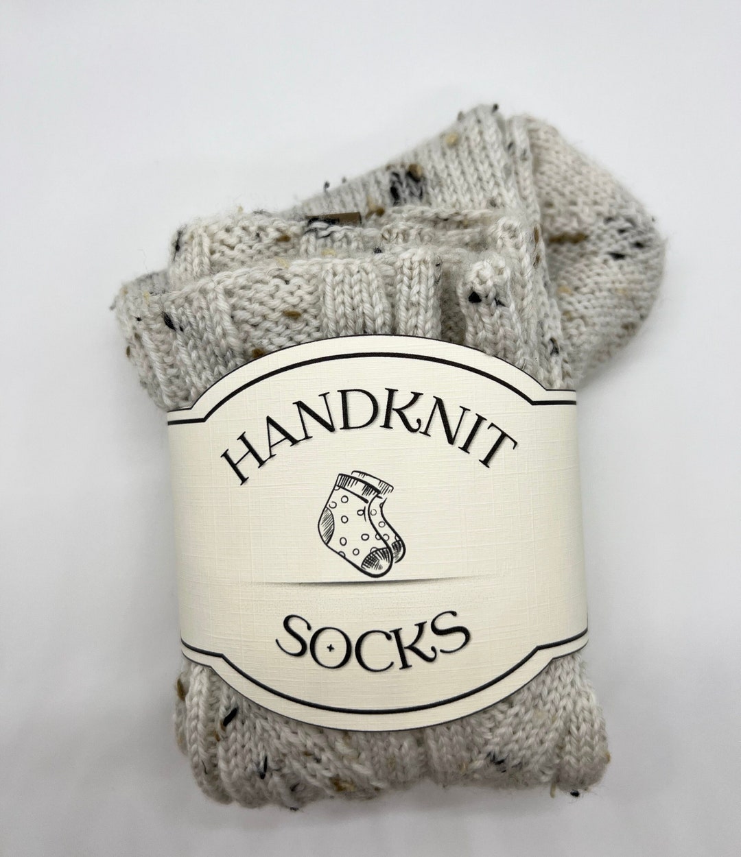 Handknit Socks Wrap Label, Printable Knitting Labels, Wash Care Tags ...
