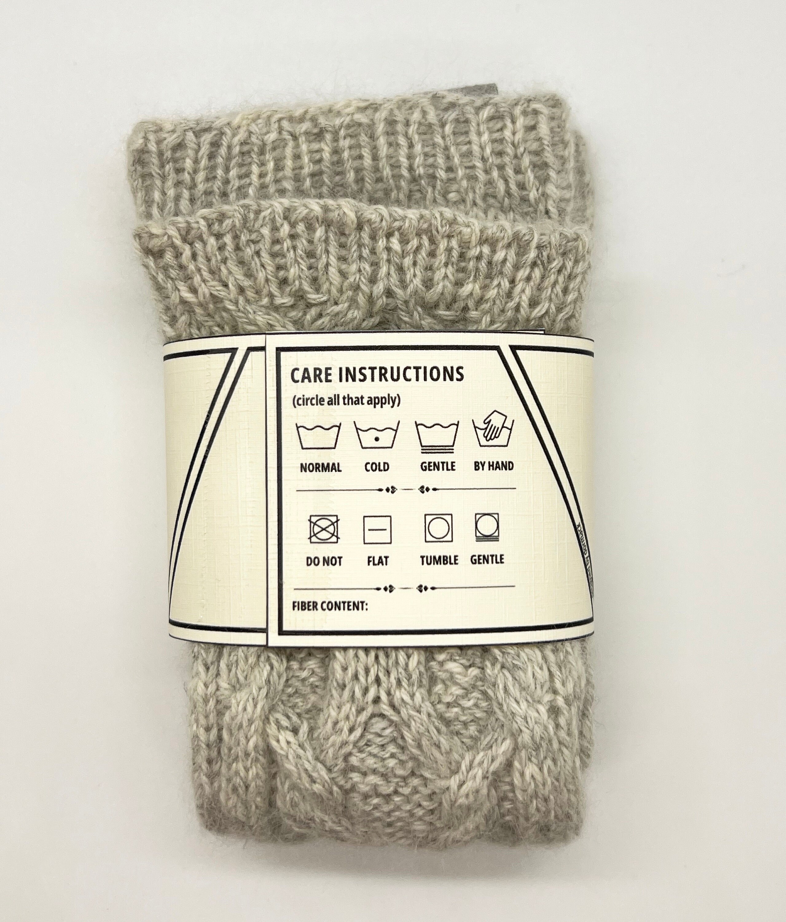 Handknit Label: Printable Knitting Project Wrap (PDF Pattern) - Etsy UK
