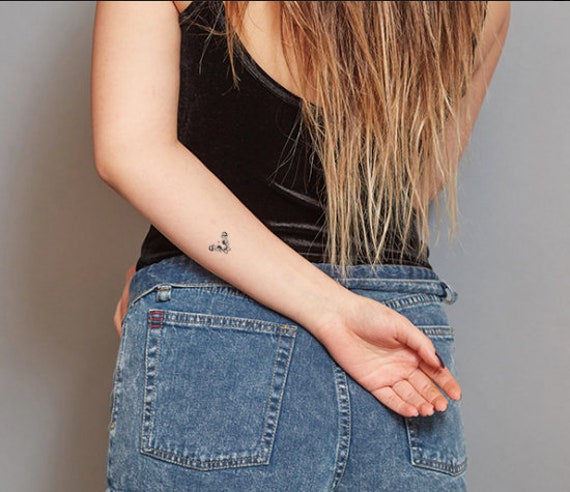 Dandi Lion Tattoo small - Etsy Canada