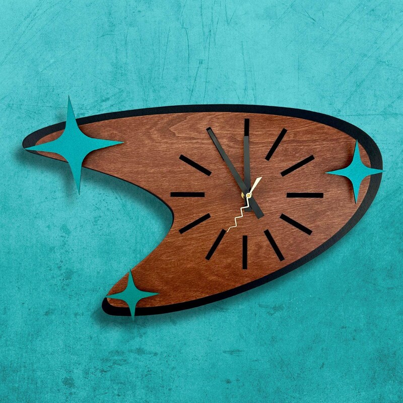 Boomerang Clock - Etsy