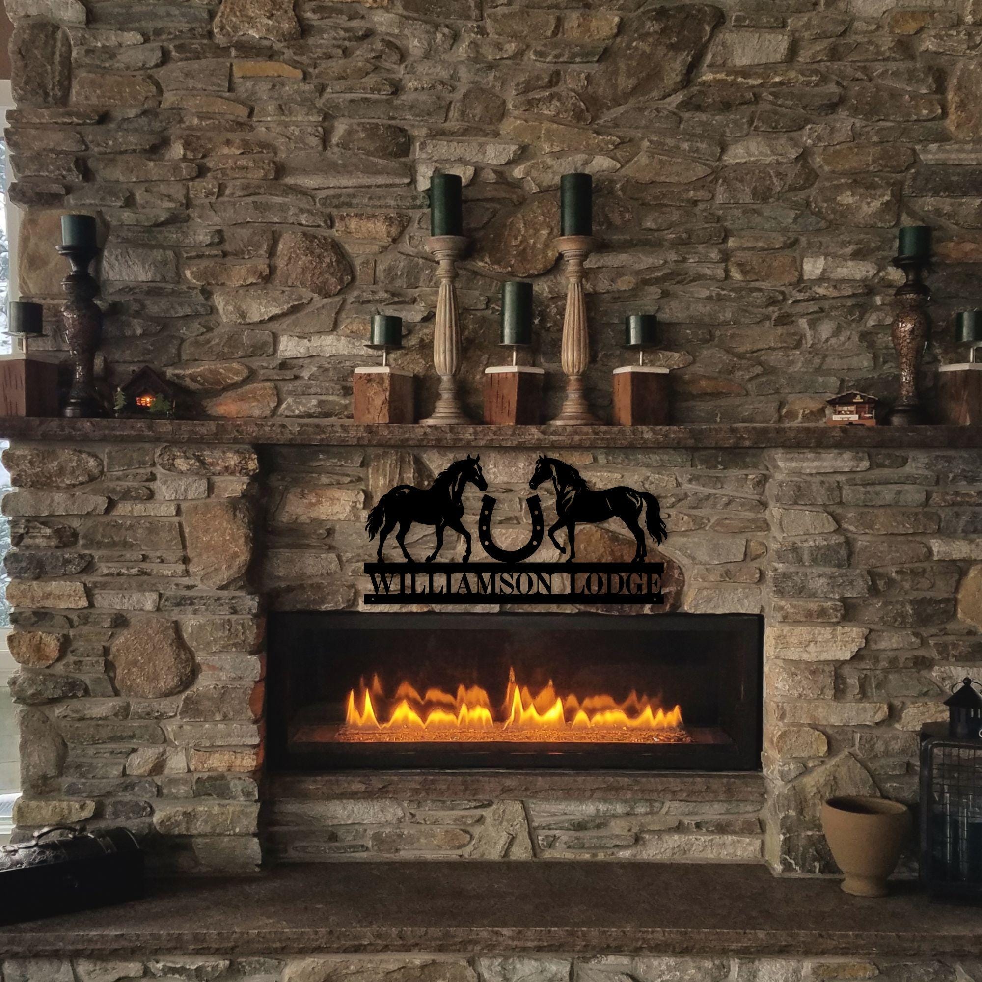 Custom Hanging Ranch Sign, Personalized Gate Entry Plaque, Horse Stable ...