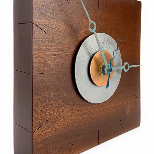 Reclaimed Wood Clock - Etsy