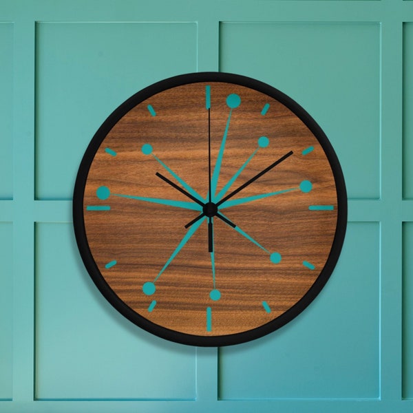 Retro Kitchen Clock - Etsy