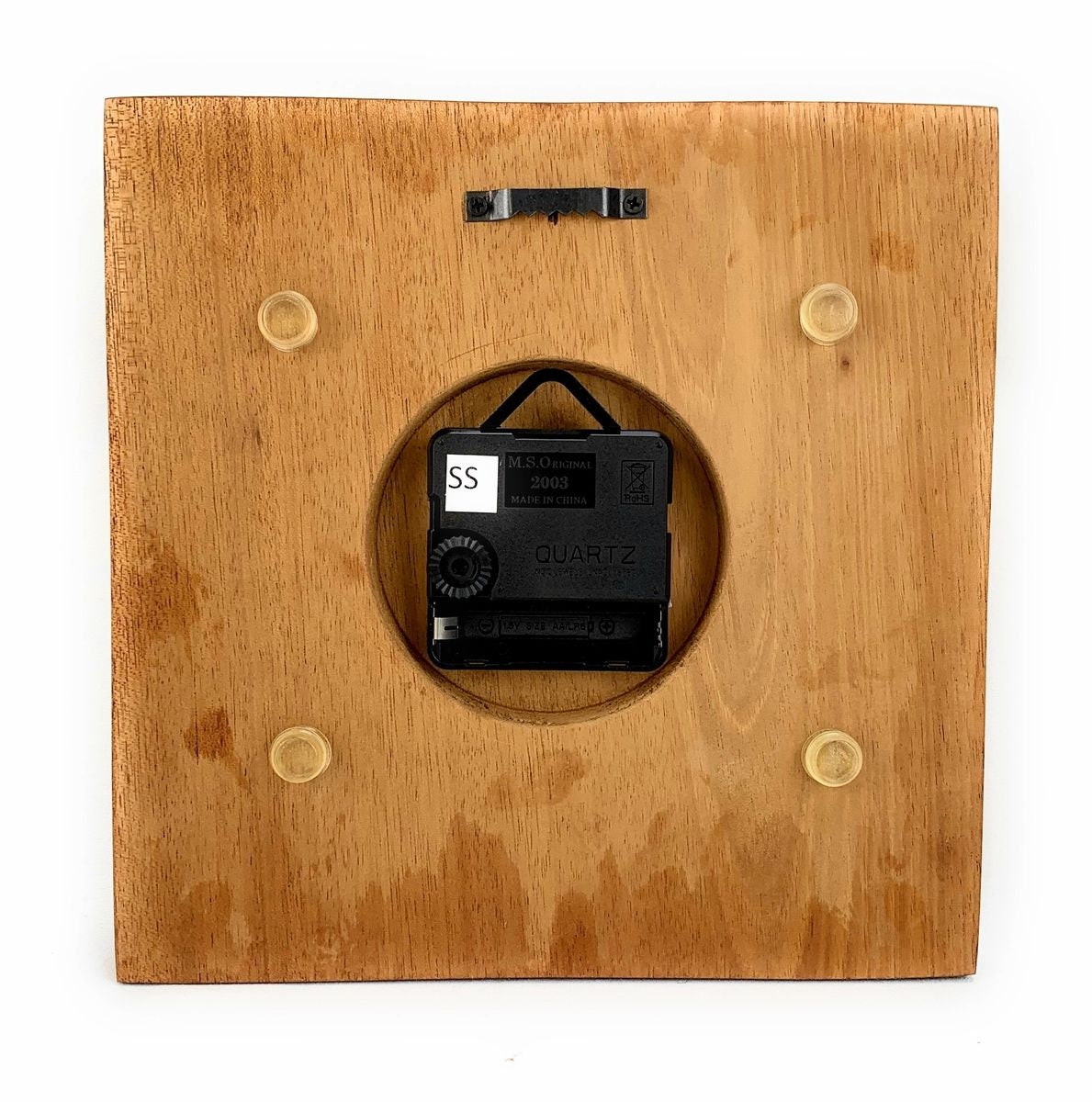 Mahogany Wood Wall Clock w/ Epoxy Inlay Cosmic Blue / Pearl | Etsy