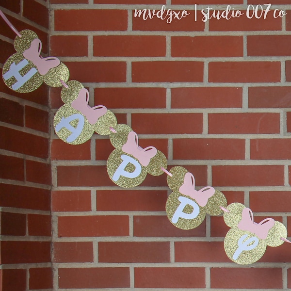 Minnie Mouse Banner - Etsy