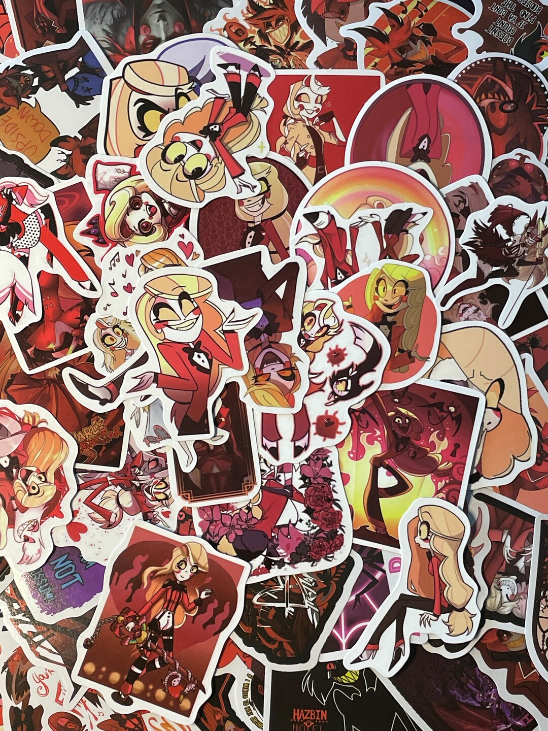 Hazbin Hotel Stickers Mystery Pack RANDOM Pack of 6 Waterproof Glossy ...
