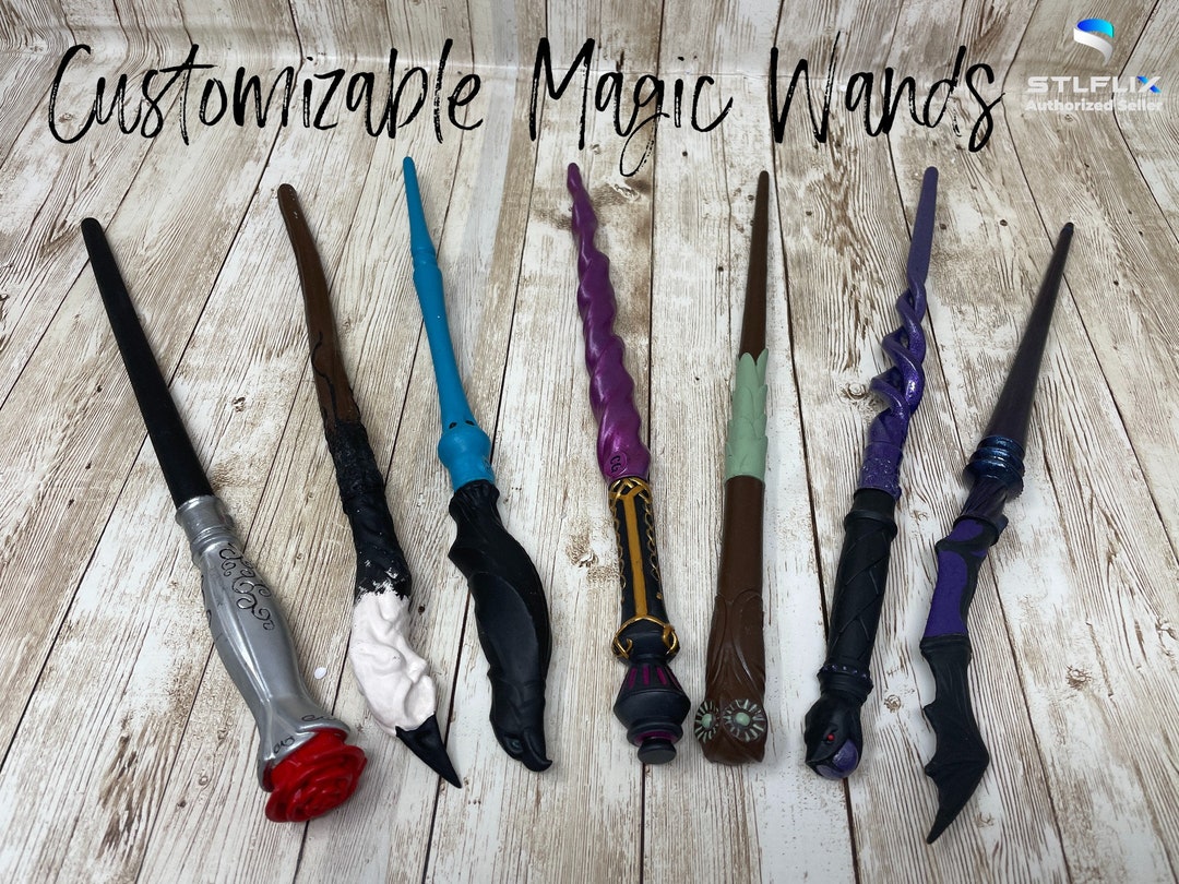 Magic Wands Custom Toy 3d Printed Painted - Etsy