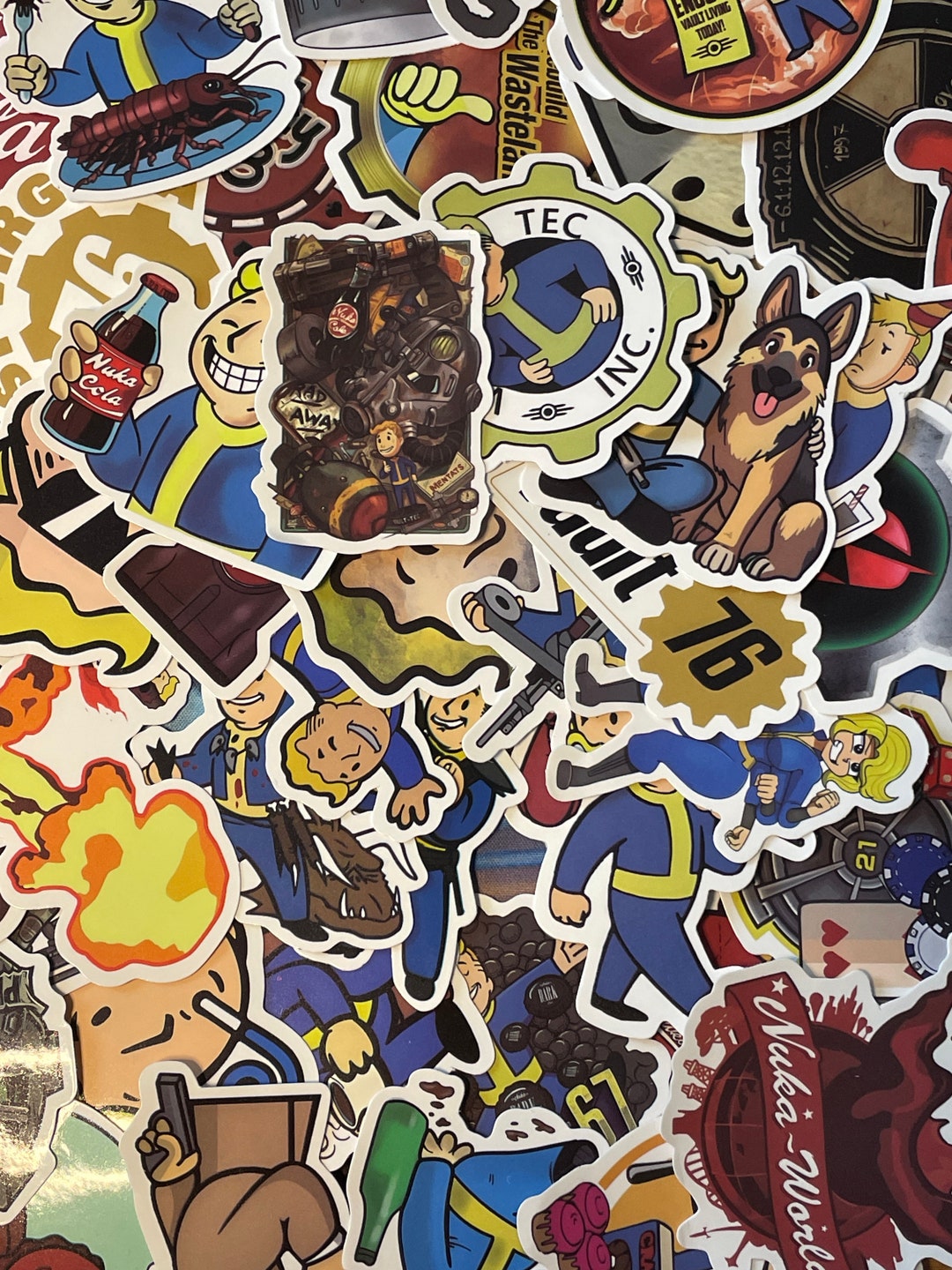 Fallout Stickers: Random 6-pack, Mystery Pack, Water Bottle - Etsy