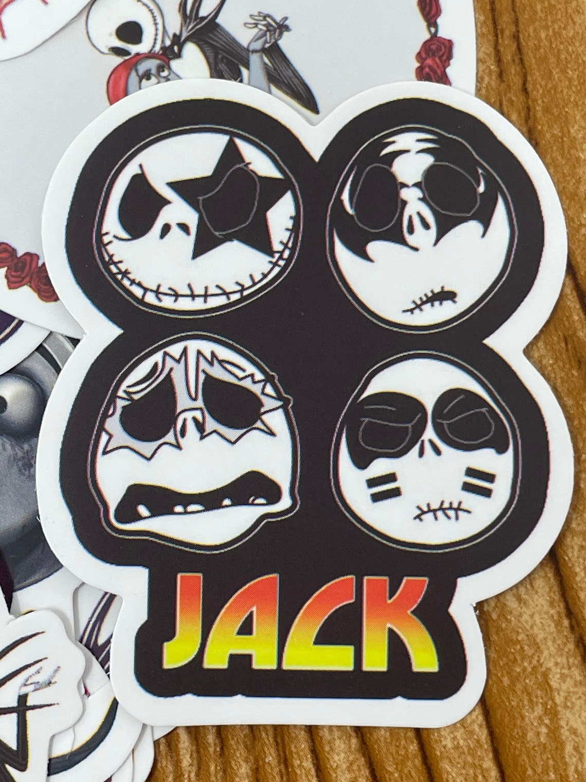 Nightmare Before Christmas Stickers RANDOM Pack of 6 - Etsy