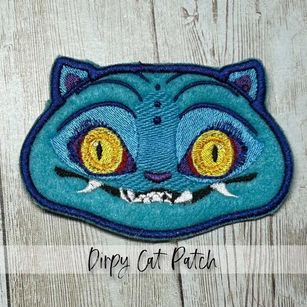 Dirpy Cat Patch: K-pop Demon Hunter, Iron-on, Sew-on, Embroidered - Etsy