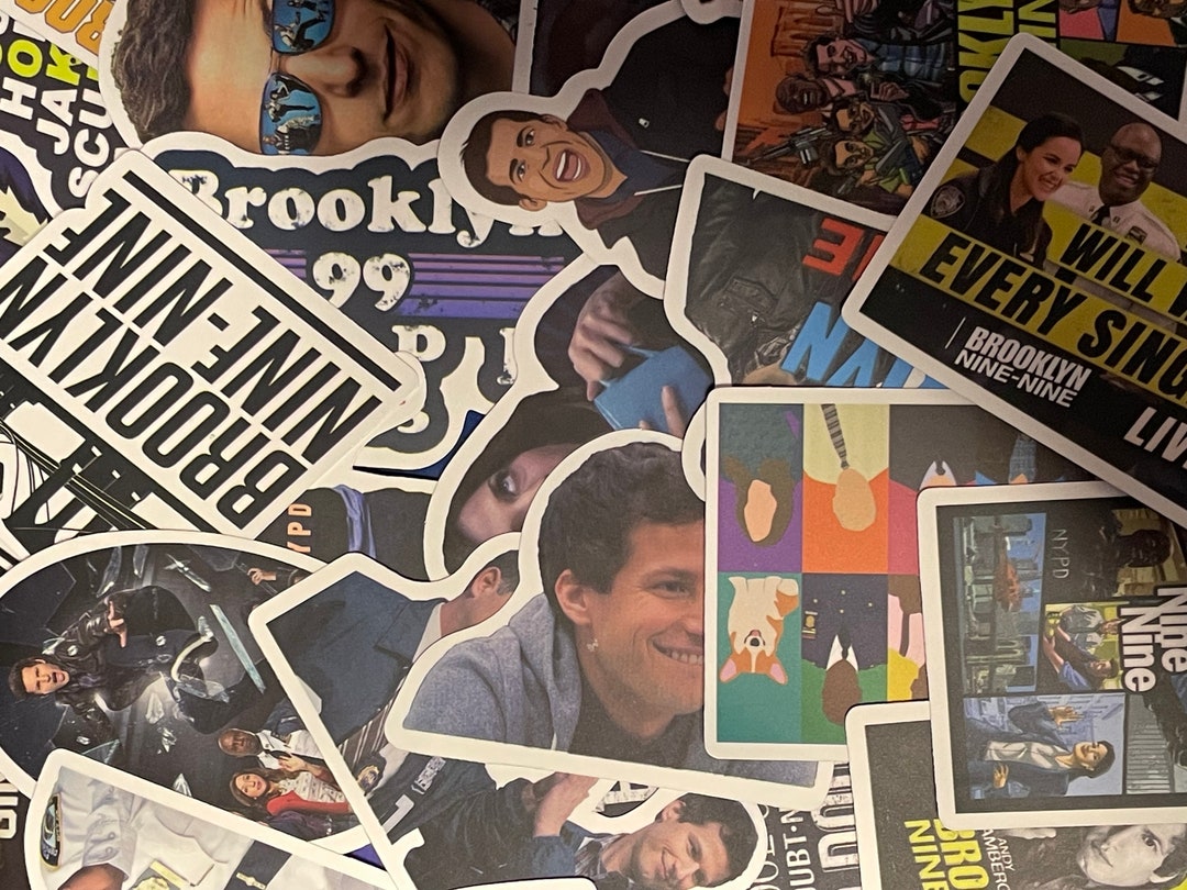 Brooklyn Nine-nine Stickers | RANDOM Pack of 6 | Mystery Pack ...
