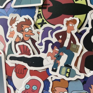 Futurama Stickers | Mystery Pack | RANDOM Pack of 6 | Waterproof ...