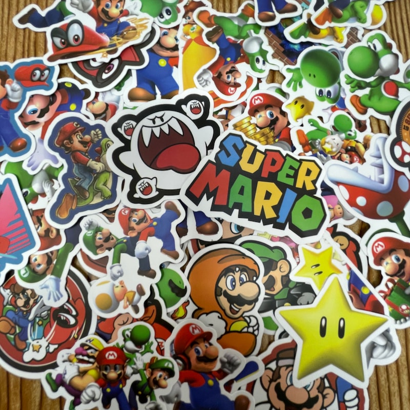 Mario Png Sticker - Etsy