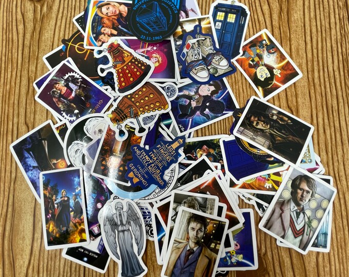 Doctor Who Stickers | RANDOM Pack of 6 | Mystery Pack | Waterproof ...