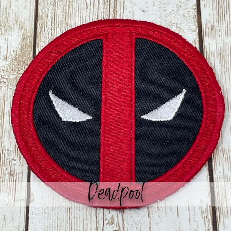 Deadpool Patch Iron On - Etsy