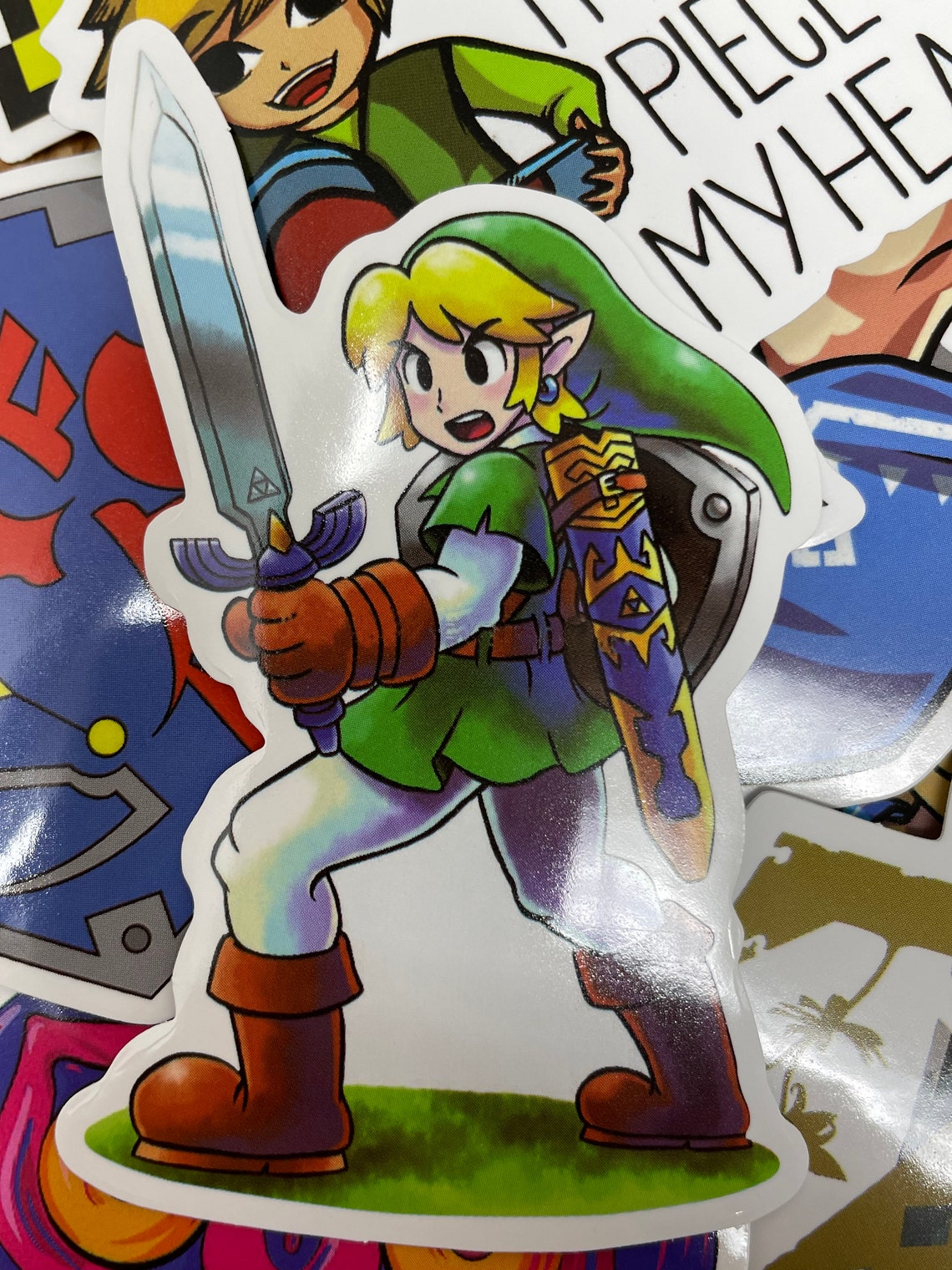 Legend of Zelda Stickers RANDOM Pack of 6 Waterproof - Etsy.de
