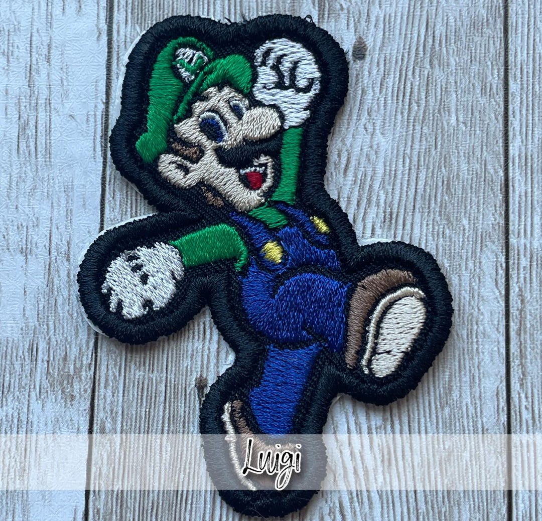 Luigi Patch | Healing Potion | DND | Video Games | Super Mario | Iron ...