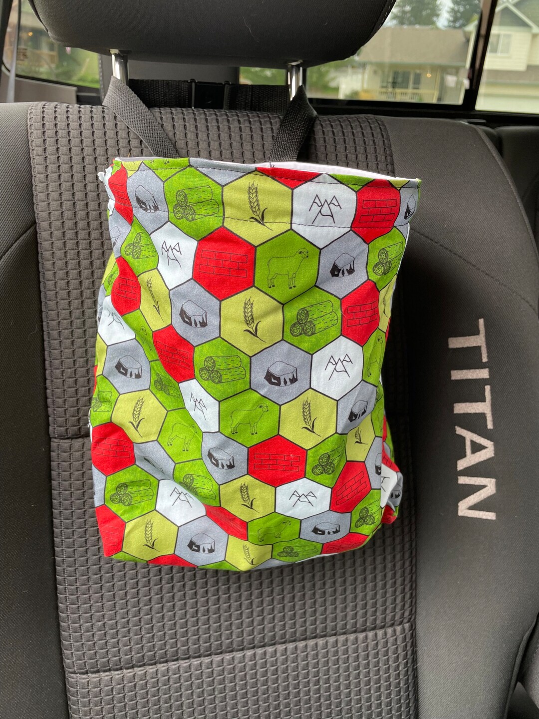 Car Trash Bag | Settlers of Catan | Re-usable Trash Bag | Traveling ...