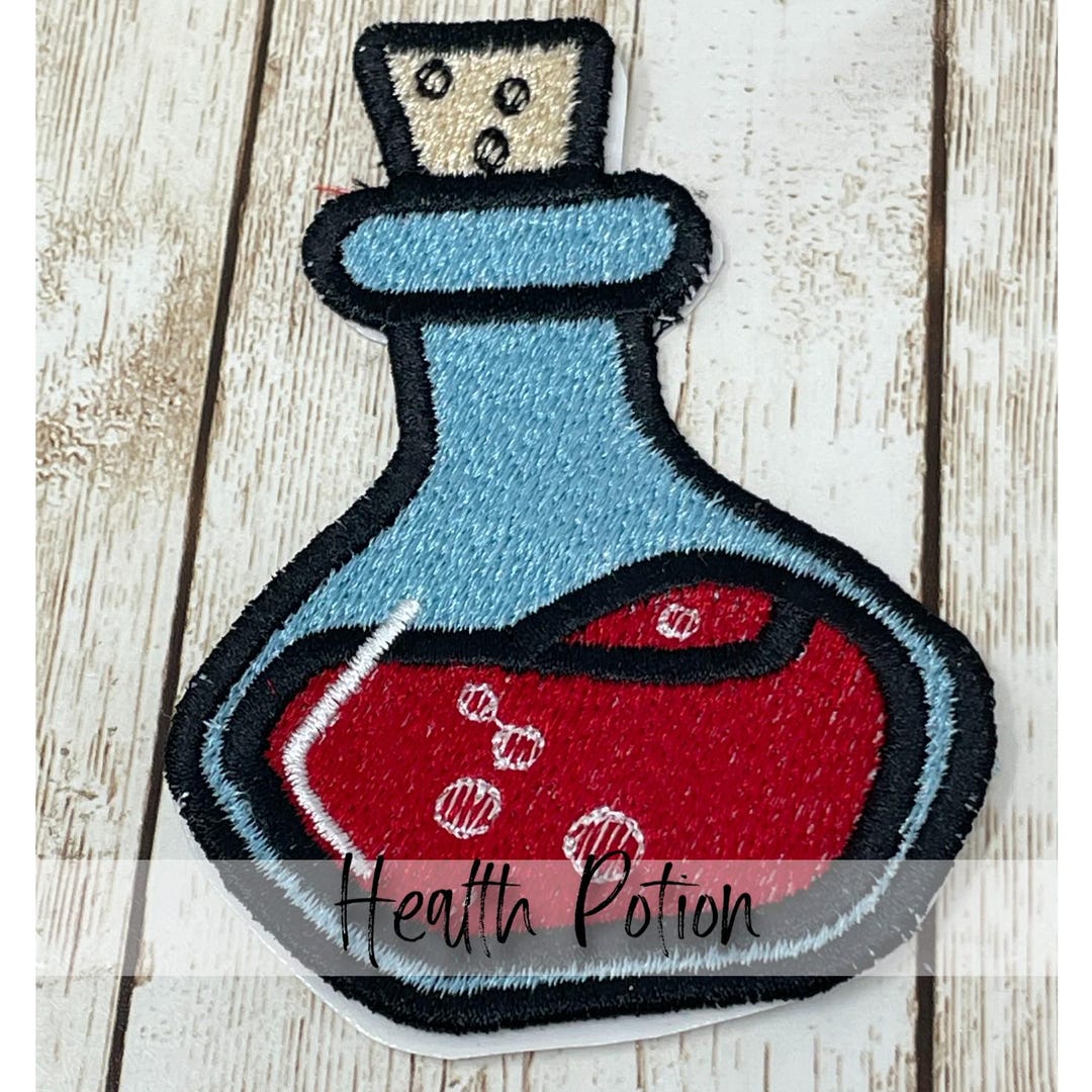 DND Healing Potion Patch, Embroidered, Iron-on or Sew-on - Etsy