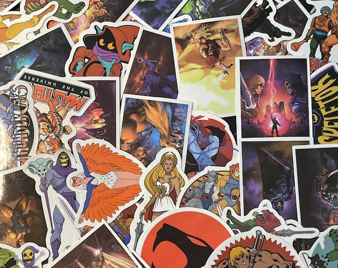 80's Cartoon Stickers | He-man | Thundercats | She-ra | Mystery Pack ...