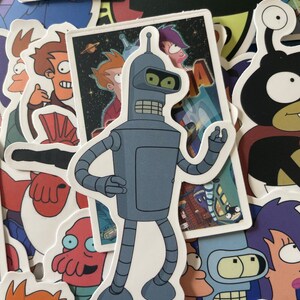 Futurama Stickers | Mystery Pack | RANDOM Pack of 6 | Waterproof ...