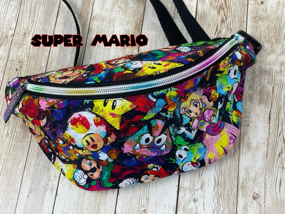 SUPER MARIO Fanny Pack Bum Bag Waist Pack Hip Pack for Men Women Kids ...