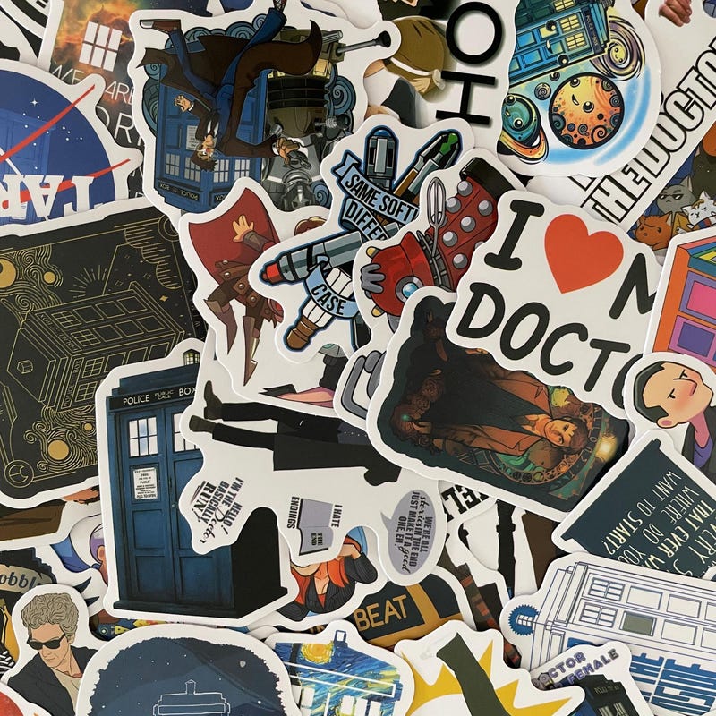 Doctor Who Sticker - Etsy