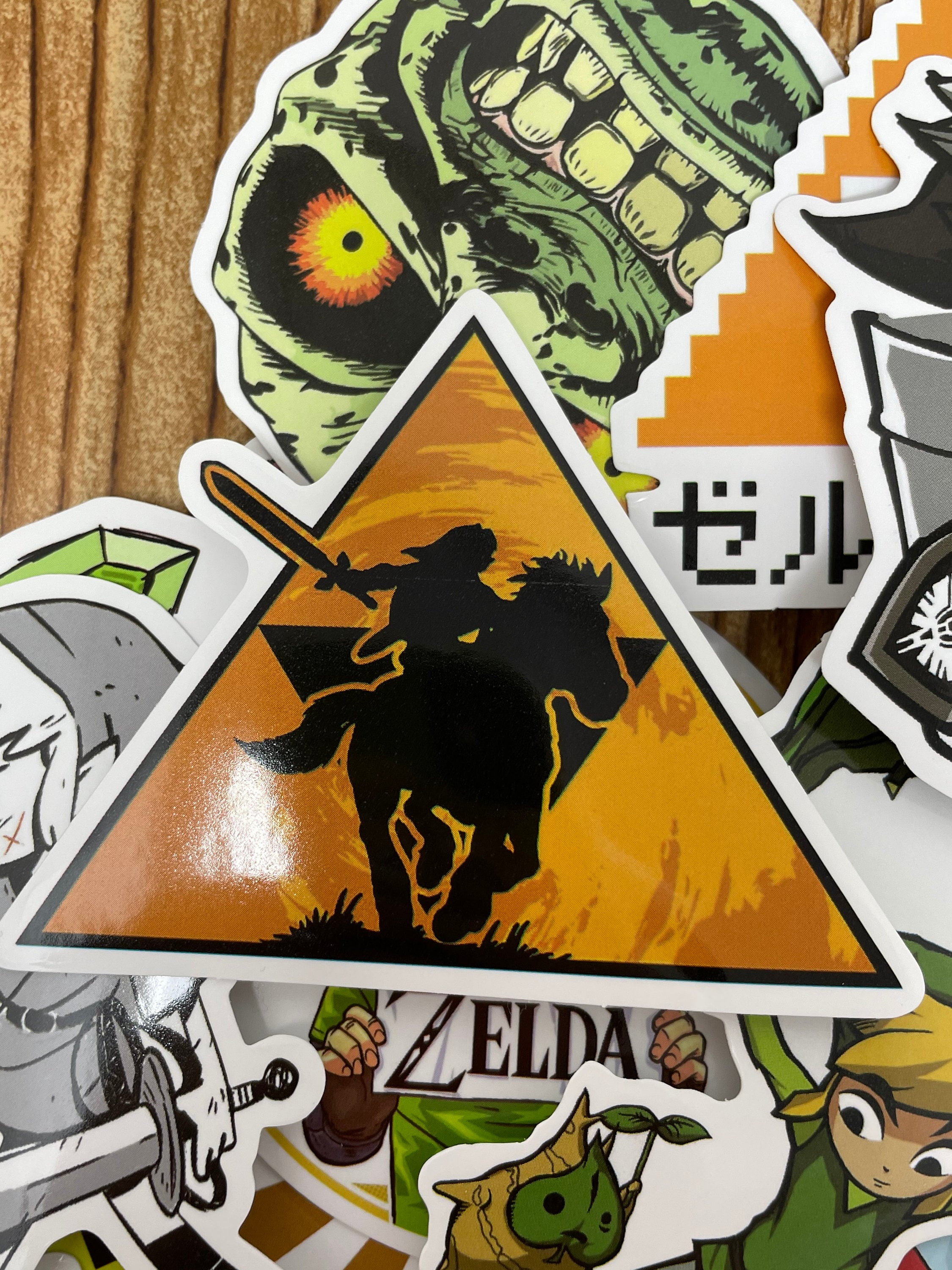 Legend of Zelda Stickers // RANDOM Pack of 6 // Waterproof // | Etsy