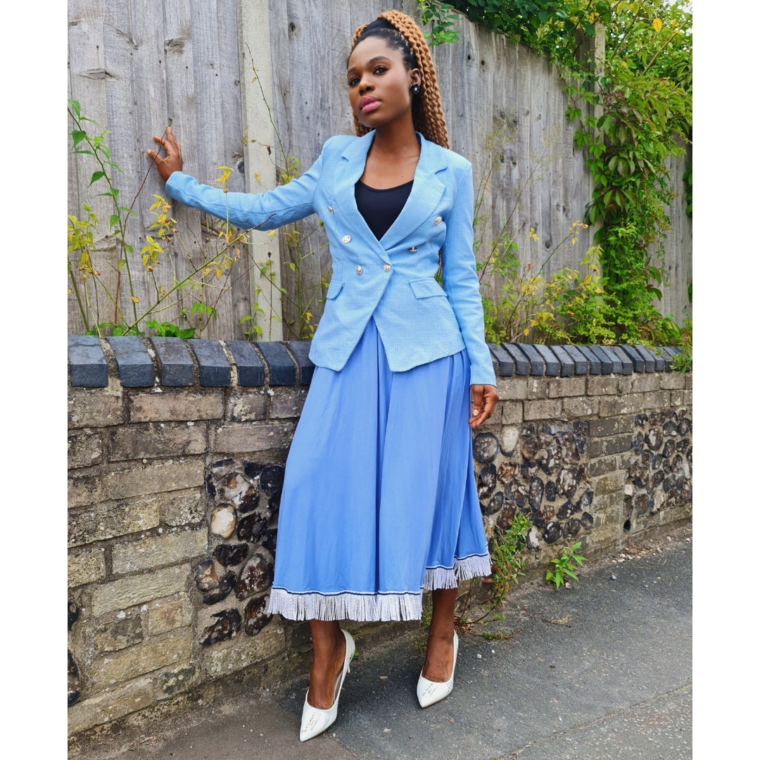 Plain Circle Midi Skirt With Pockets 4 Colors Hebrew Israelite Modest ...