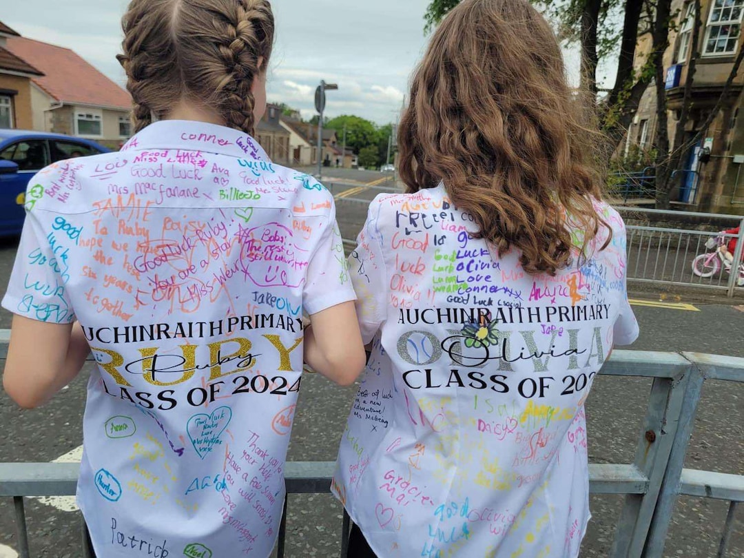 School Leavers Shirt, Leaver 2025. Keepsake ,primary Leaver, Secondary ...