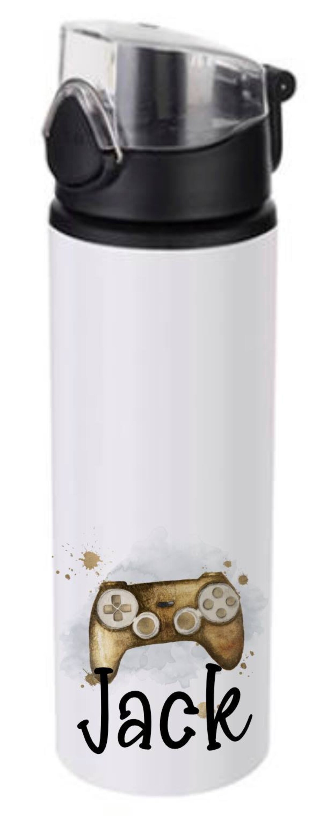 Personalised Gaming Bottle Water Bottle for Kids Gaming Controller ...