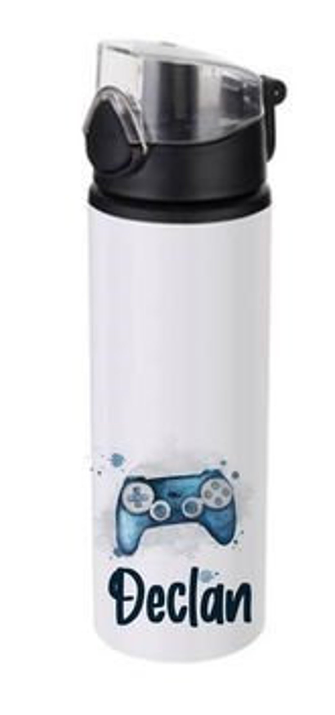 Personalised Gaming Bottle Water Bottle for Kids Gaming Controller ...