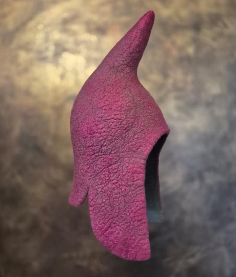 Phrygian Cap, Two Side Felt Hat, Medieval Scythian Hat, Viking Larp Hat ...