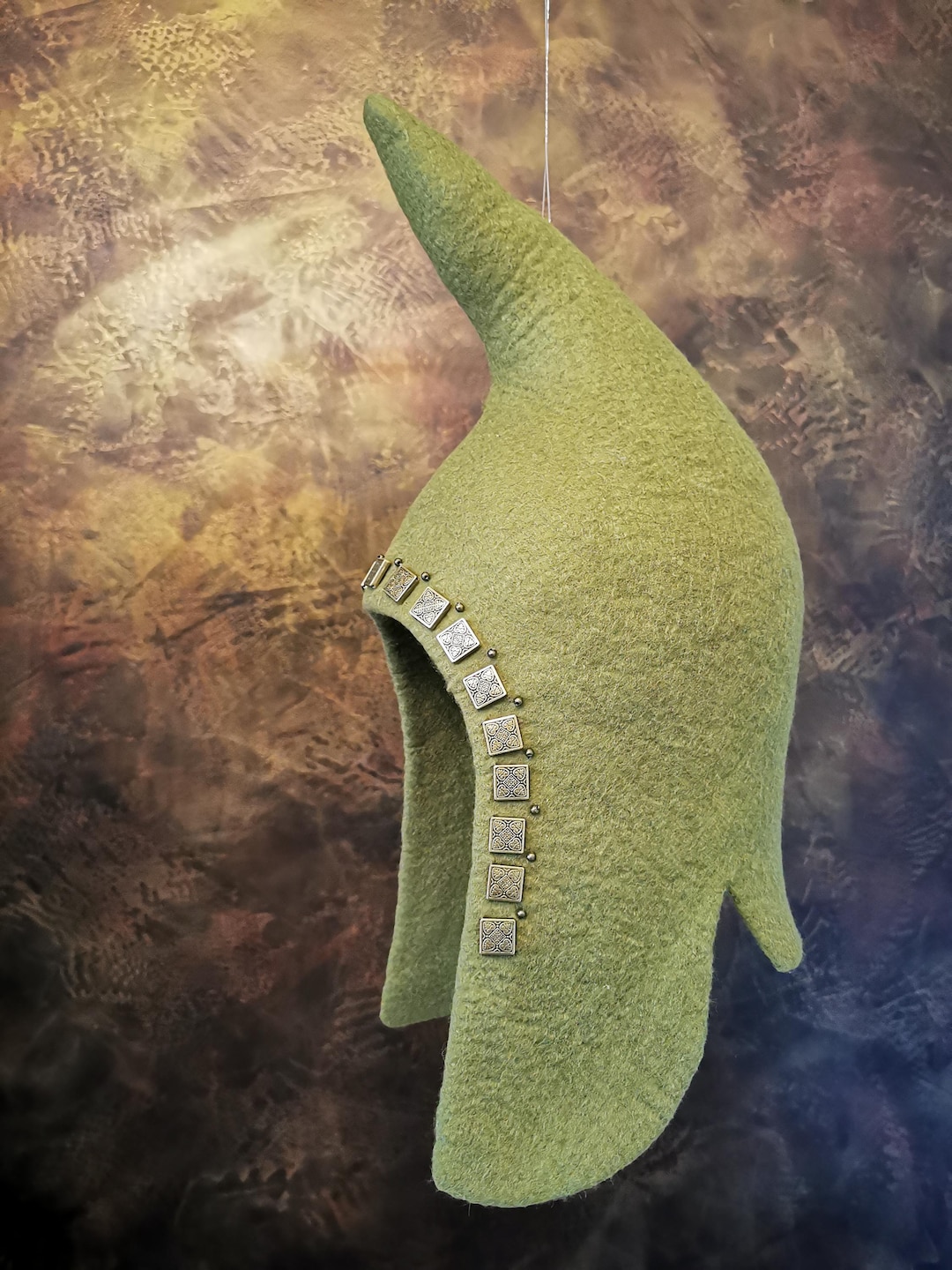 Viking Helmet, Felted Helmet, Medieval Hat, Viking Hat, Costume Party ...