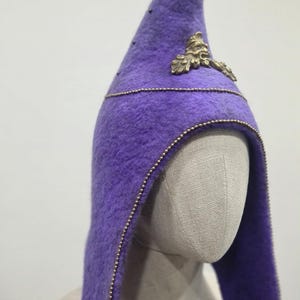 Medieval Hat, Viking Hat, Scythian Cap, Warrion Helmet, Medieval Felted ...