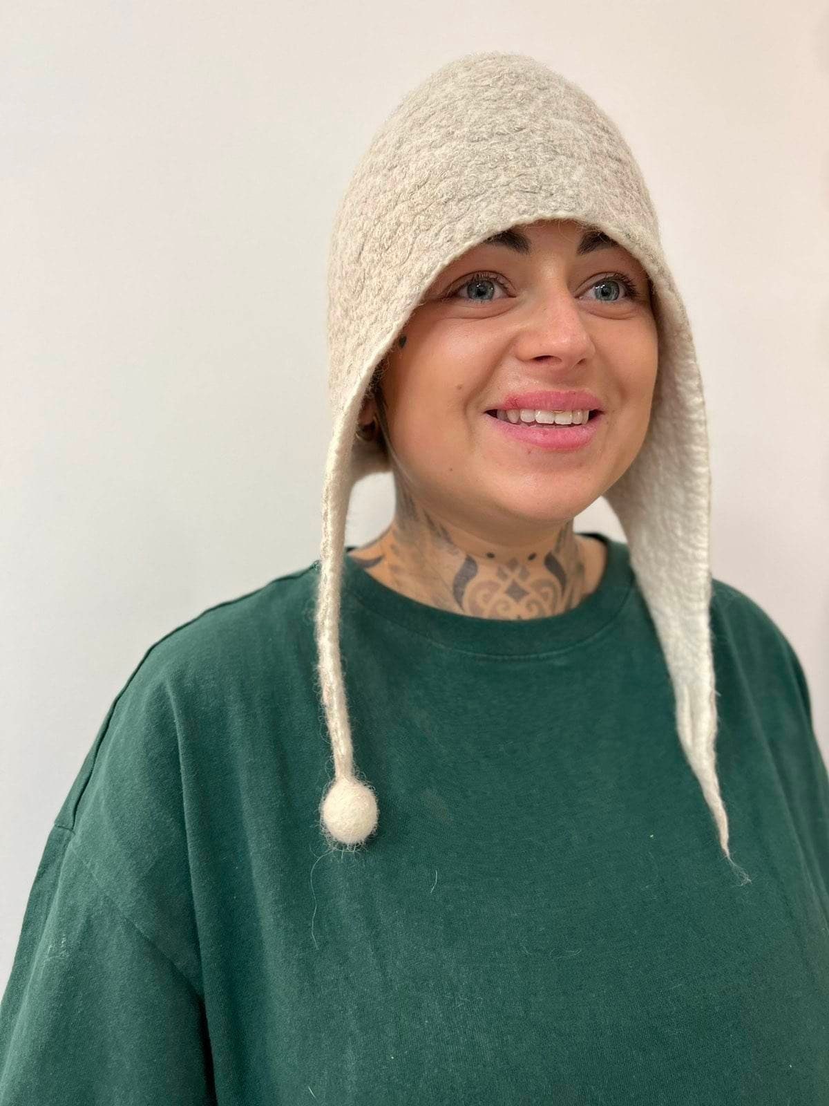 Felted Natural Wool Sauna Hat Unique Hat Unisex Spa Hat Spa - Etsy