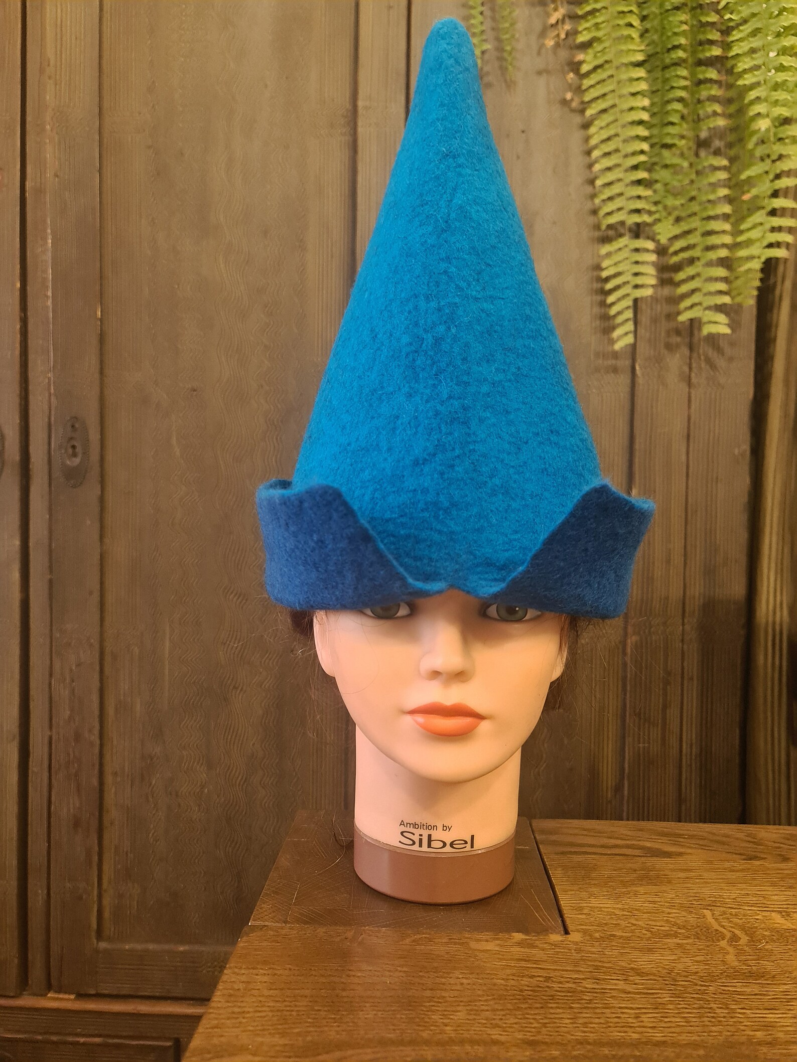 Wizard Hat, Cuman Style Felted Cap, Medieval Triangle Headwear, Warm ...